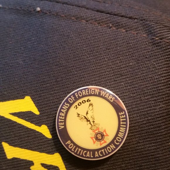 Accessories | Vintage Vfw Life Member Cap With Pin | Poshmark